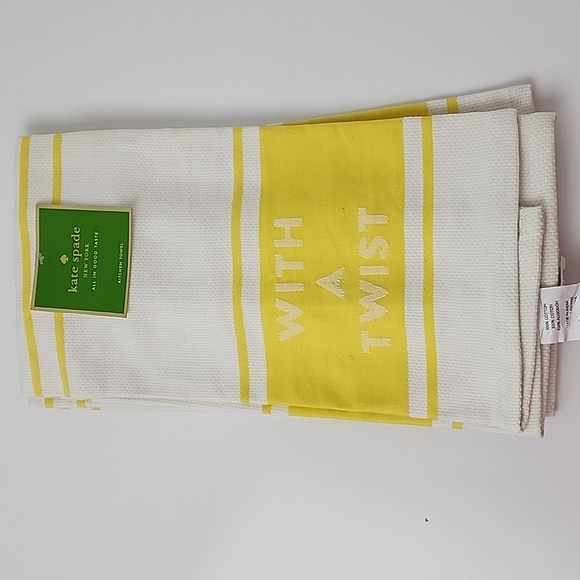 kate spade | Kitchen | Kate Spade With A Twist Diner Stripe Kitchen ...